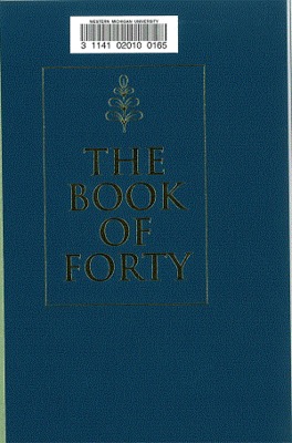 "The Book of Forty" by Patricia Hollahan, Western Michigan University ...